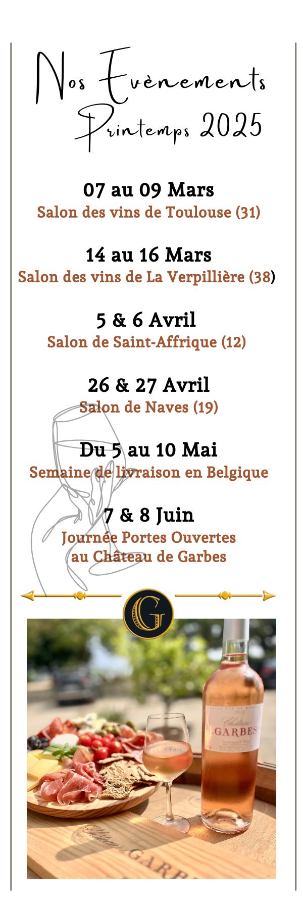 Découvrez toute l'actualité du Château de Garbes